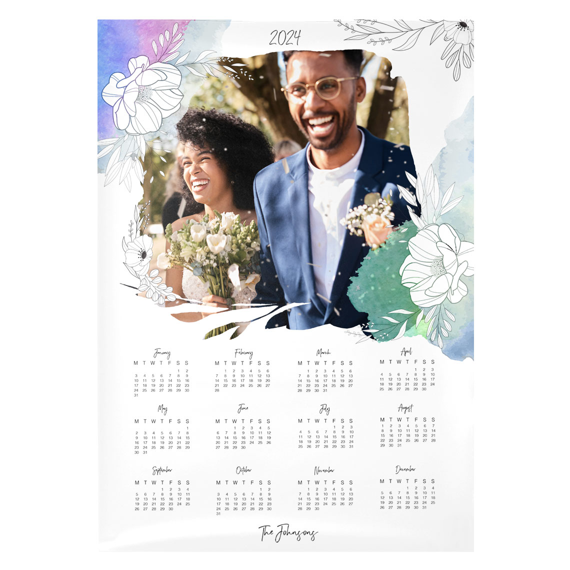 A2 Calendar Poster Print | Calendar Poster | Canvas & Home Decor ...