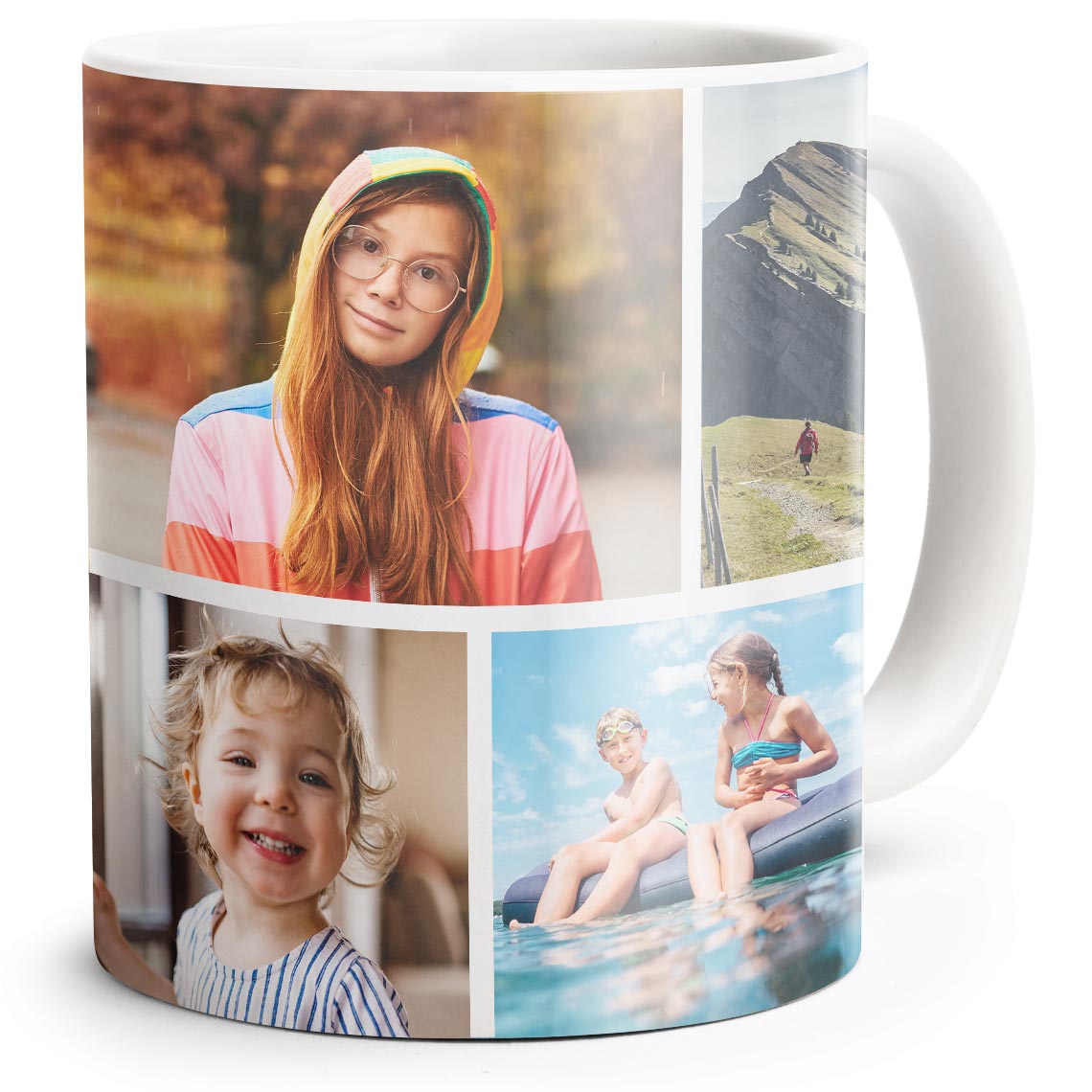 Photo Collage Mugs | Multi Photo Mugs | Snapfish NZ