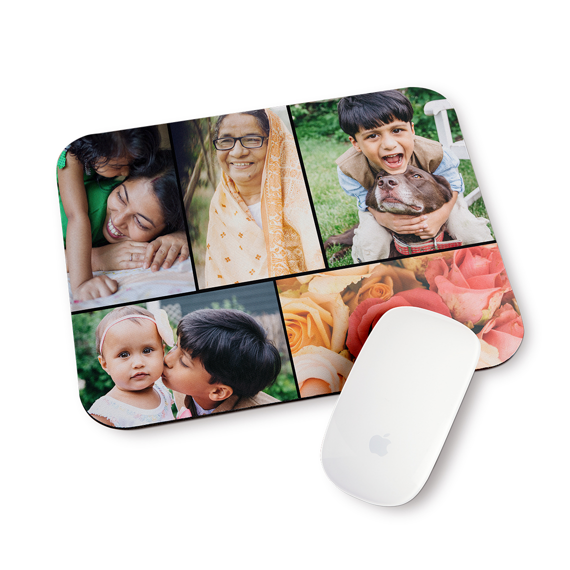 Create Personalized Photo Collage Mousepad |Office Gifts | Snapfish US