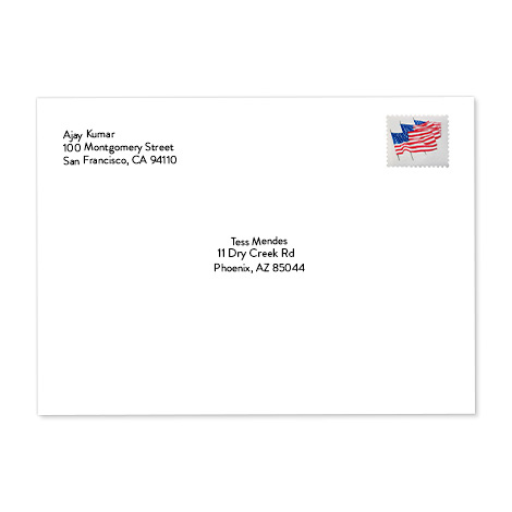 Valentine Gold Script | 5x7 Stationery Flat Cards | Snapfish